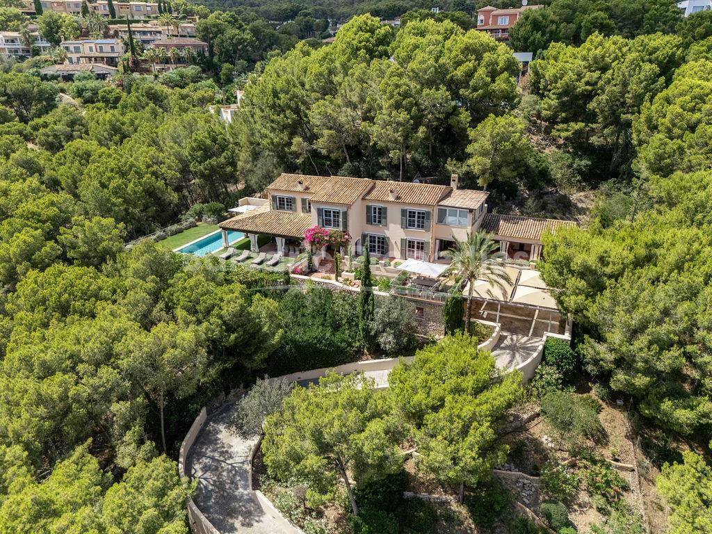 Mediterranean estate with sea views for sale in Andratx, Southwest Mallorca